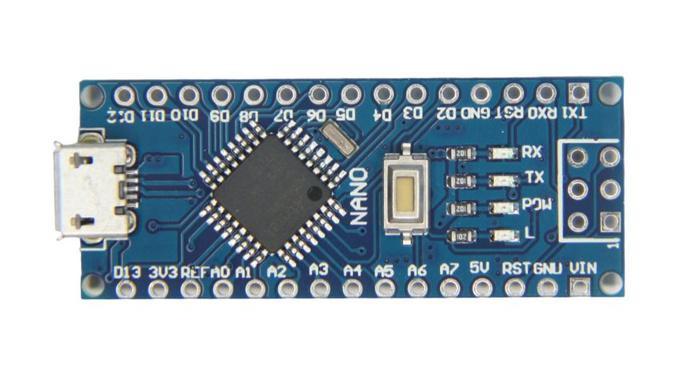 Плата контроллер Arduino Nano V3 0 Atmega328p C распайкой Micro Usb