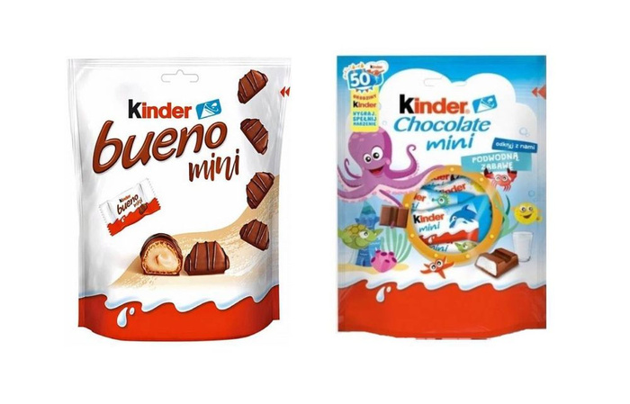 Набор вафельные батончики Kinder Bueno Mini (Польша) 108 гр.+Шоколад ...
