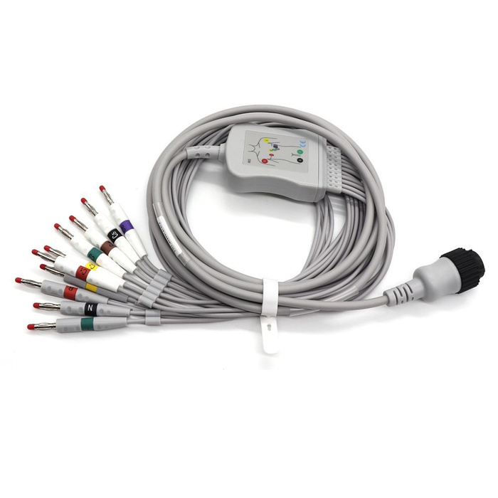 16-контактный 10-проводный ЭКГ-аппарат американского стандарта с ...