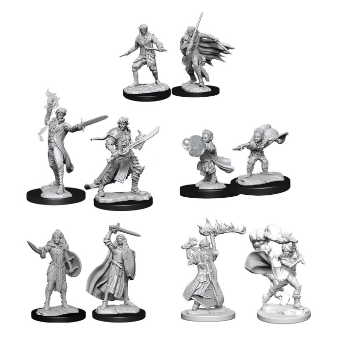 Набор фигурок Pathfinder Deep Cuts: HumanChampion Female, HumanFemale ...