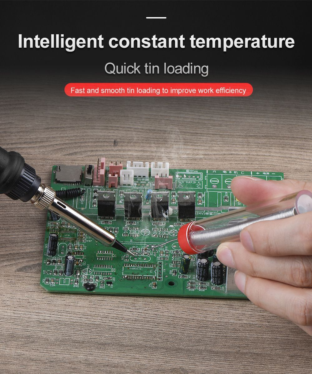 JCD Паяльник 80 Вт, Керамический нагреватель, 5 предметов купить на OZON по низкой цене (2334601978)