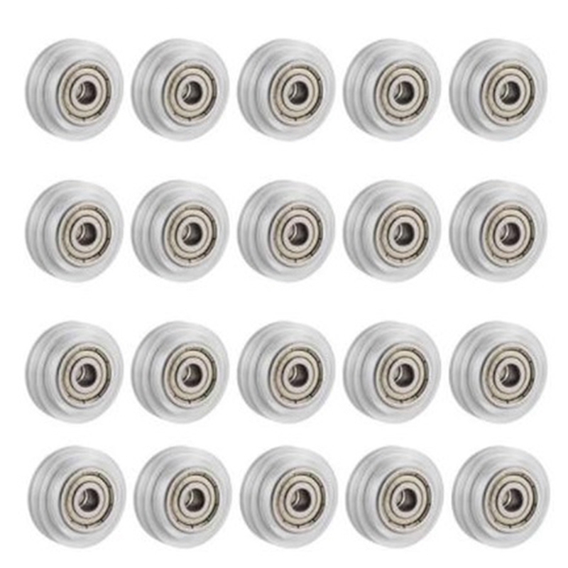 3D-принтер, 20 шт., прозрачное поликарбонатное колесо, пластиковый шкив ...