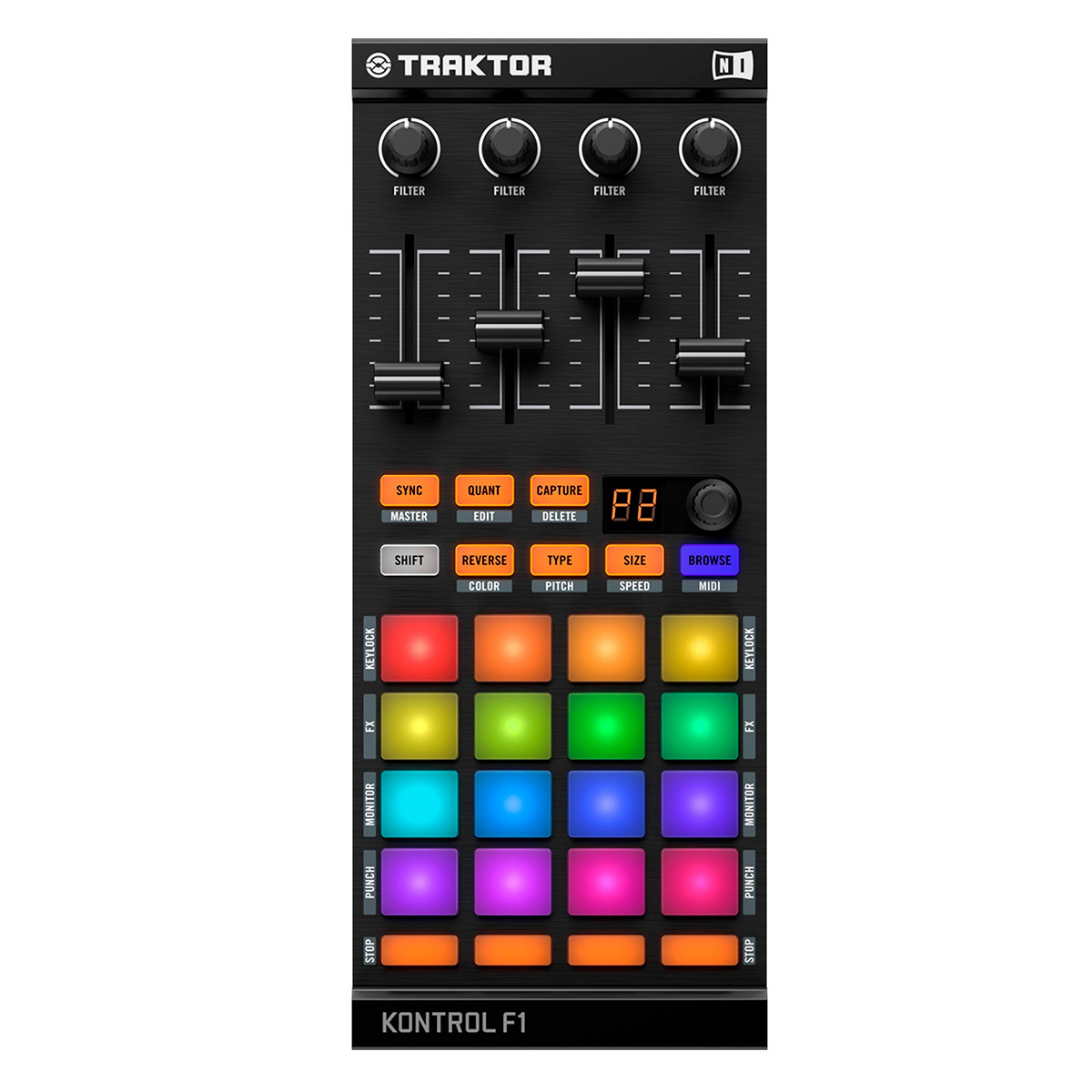 DJ контроллер Native Instruments Traktor Kontrol F1 для Traktor Remix ...