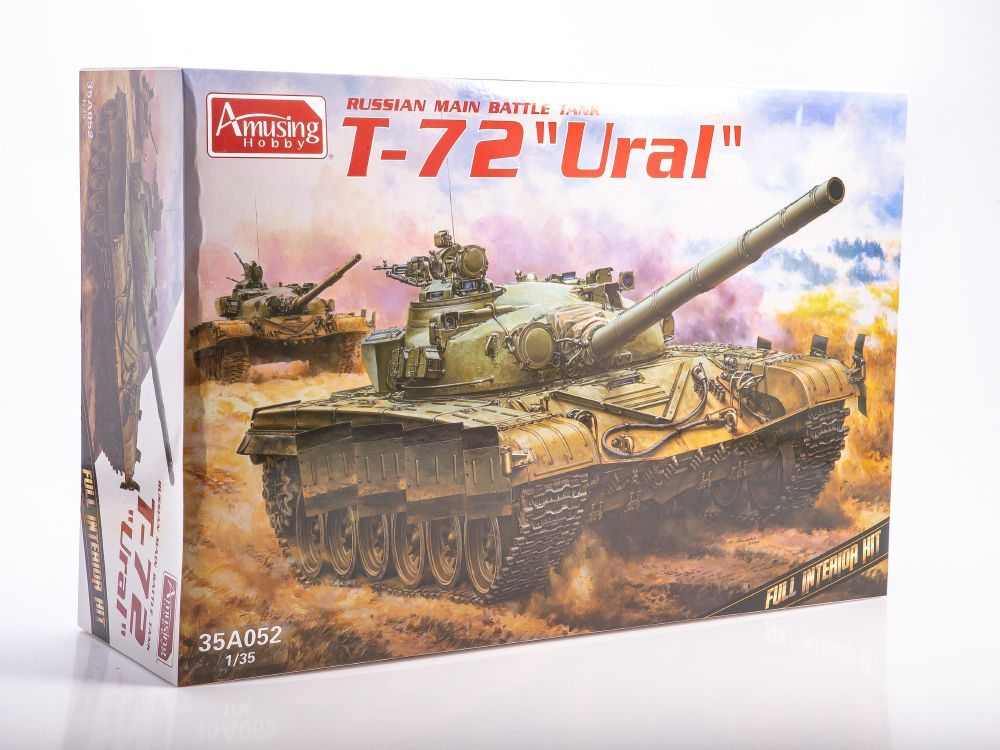 Сборная модель танка Amusing Hobby T-72 Ural 35A052, масштаб 1/35 ...