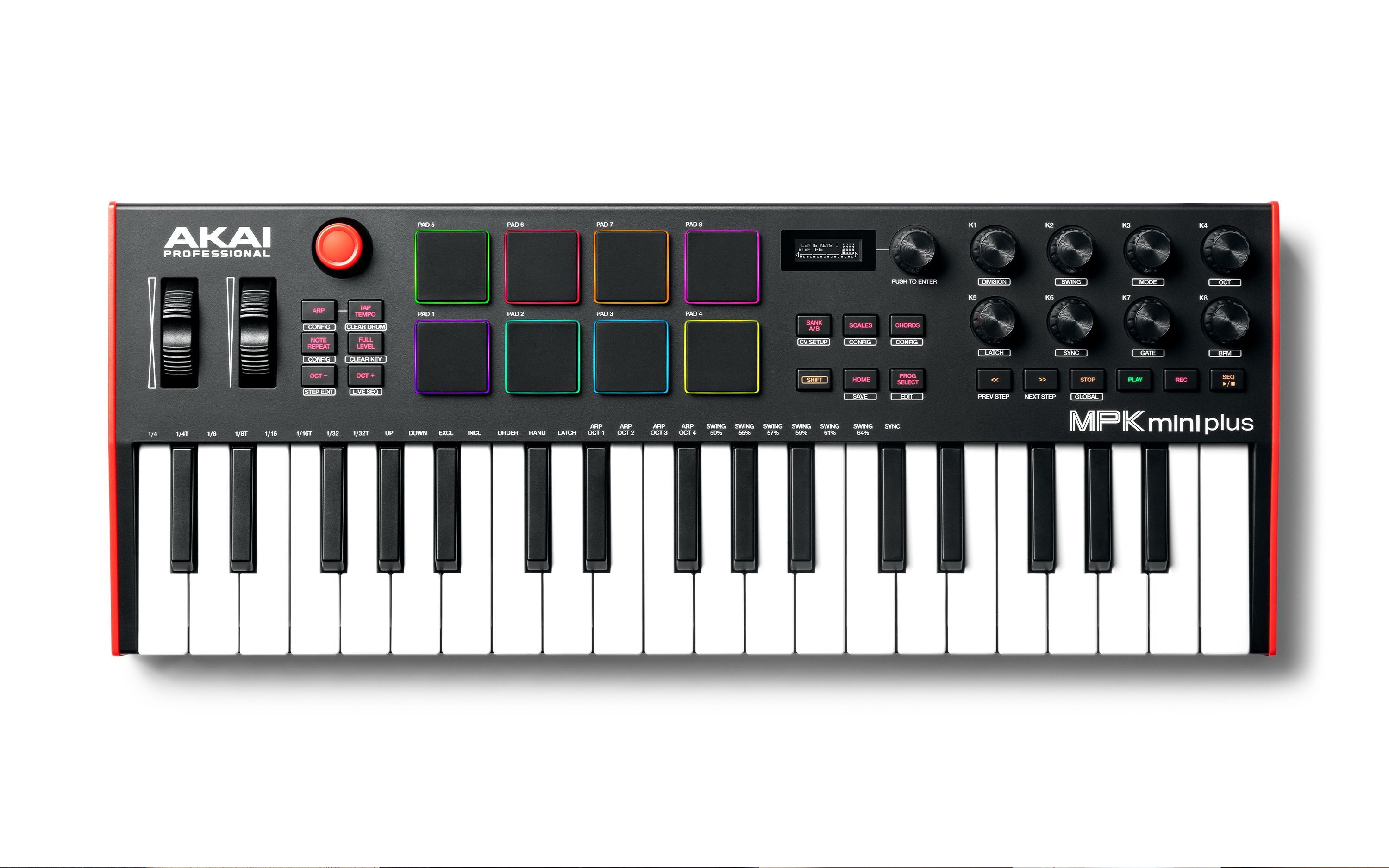 AKAI MPK MINI PLUS USB/MIDI-клавиатура купить на OZON по низкой цене ...