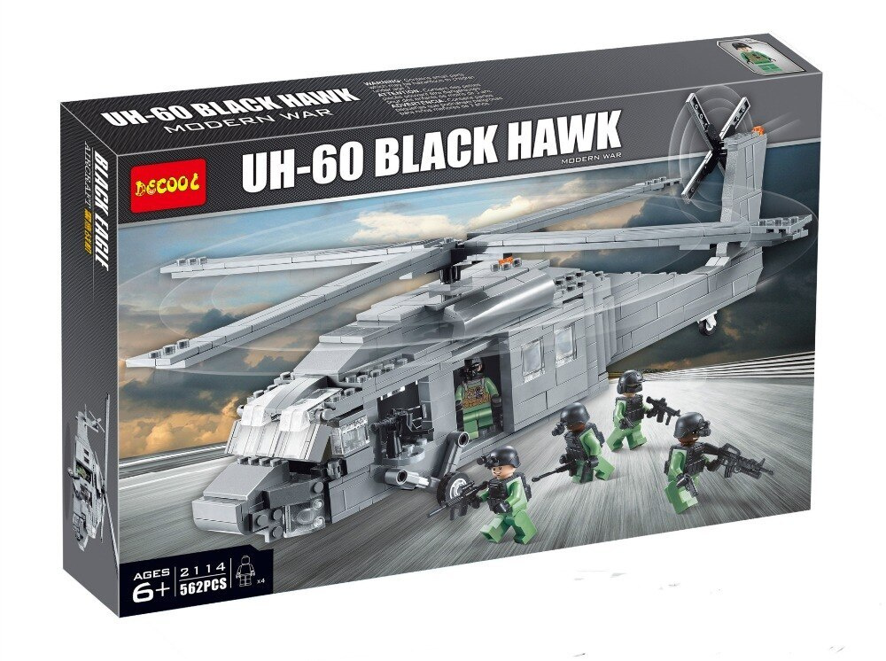 конструктор Decool Черный Ястреб 2114 купить на OZON по низкой цене (292740682)