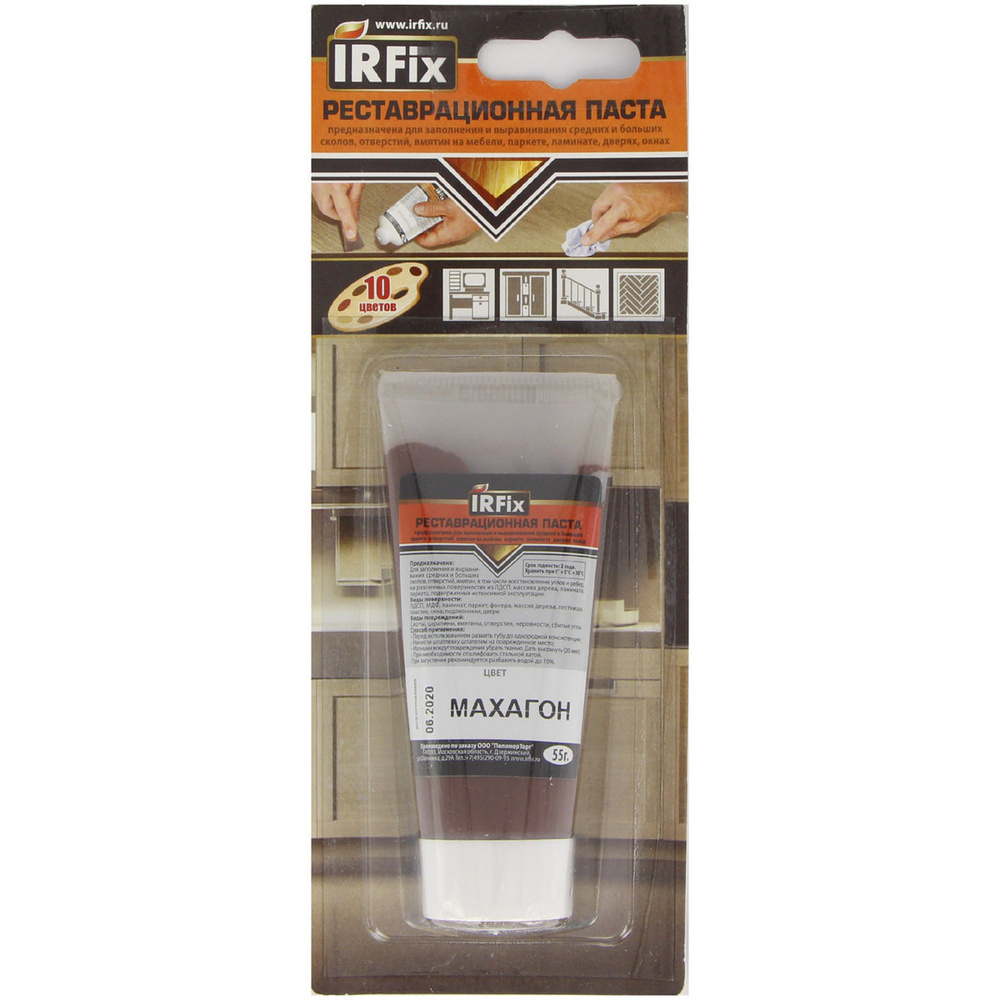 Паста реставрационная для мебели МАХАГОН 55гр. IRFix - купить с ...