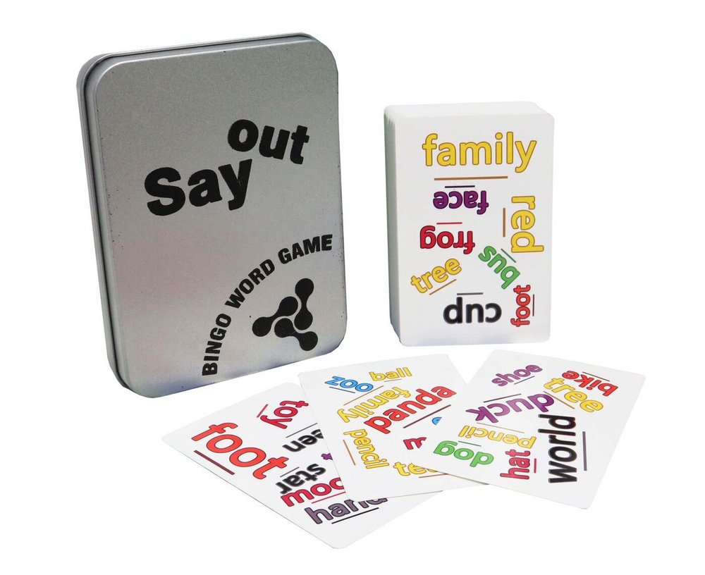 Обучающие карточки на английском языке Say Out Bingo Word Game купить ...