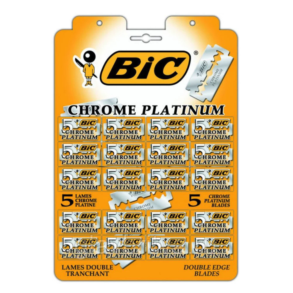 BIC Platinum Chrome, 100 лезвий - купить с доставкой по выгодным ценам ...