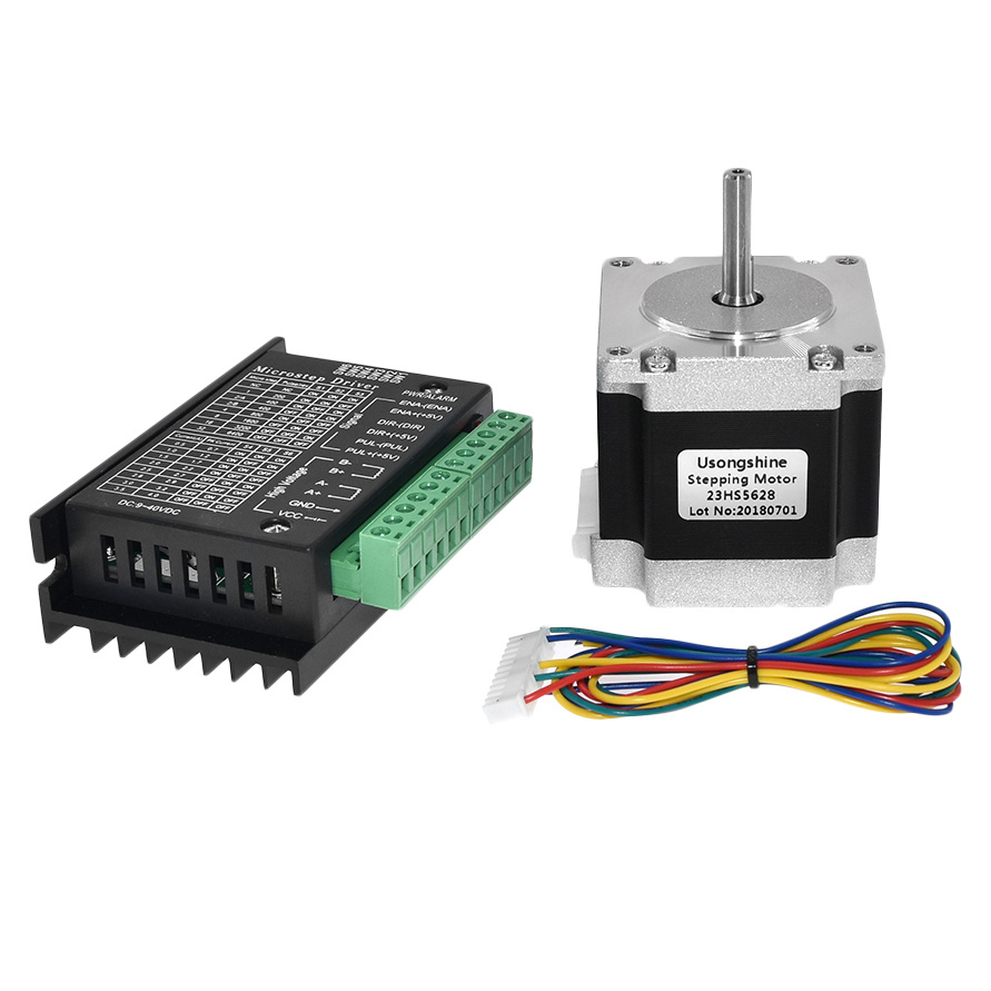 Nema 23 23HS5628 Шаговый двигатель 57 Двигатель 28 А с драйвером 80 мм ...