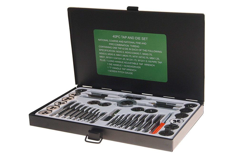 Набор метчиков и плашек RF-M040-1:метрический 40пр.ROCKFORCE купить на ...