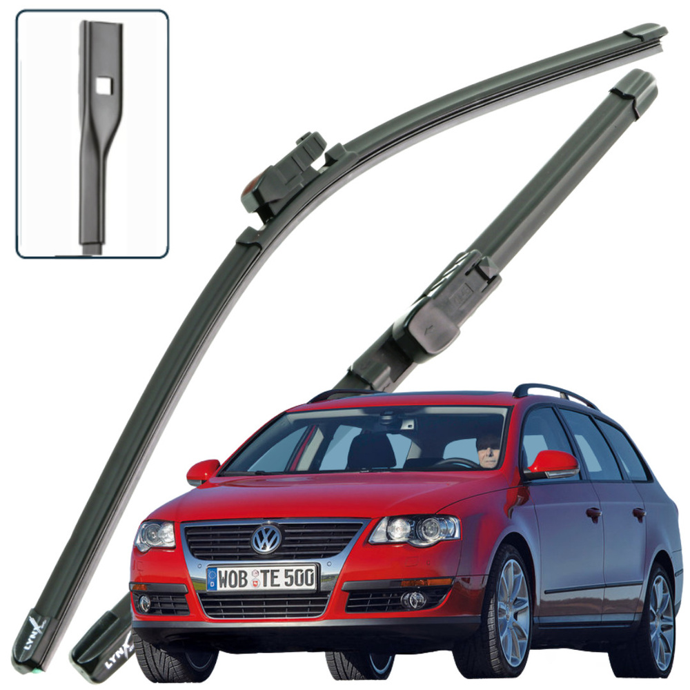 Комплект бескаркасных щеток стеклоочистителя LYNXauto XF6048P-9 ...