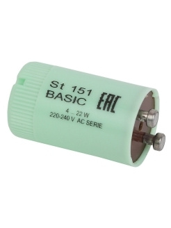 Osram 4008321364920 Стартер ST 151 BASIC 4-22W 220-240V AC SERIE - купить с доставкой по ...