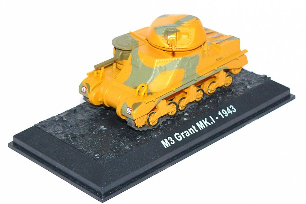Модель коллекционная Tank M3 grant mk.i 1943 / танк M3 грант мк. 1 ...