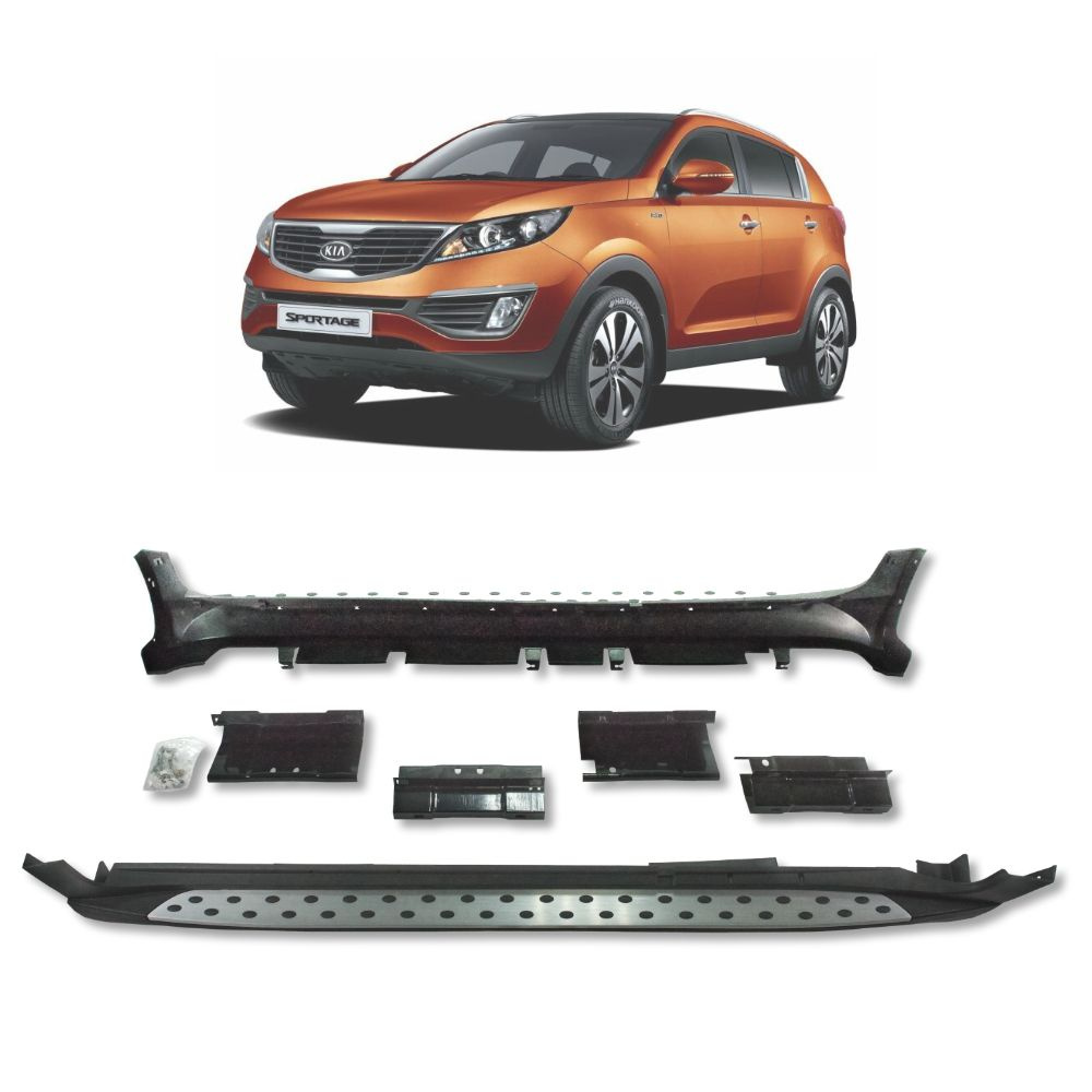 Пороги подножки для Киа Спортаж 3 / KIA Sportage III 2010-2015 серия ...