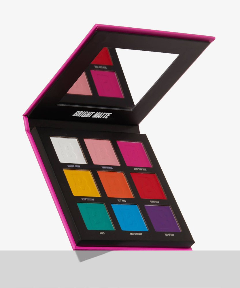 Палетка теней для век Beauty Bay BRIGHT matte 9 colour palette - купить ...