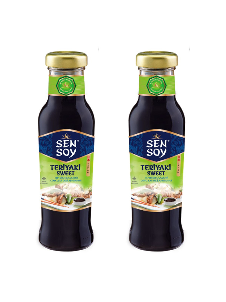 Сенсой Соус для обжарки Терияки Сладкий Sen Soy Premium в стеклянной ...