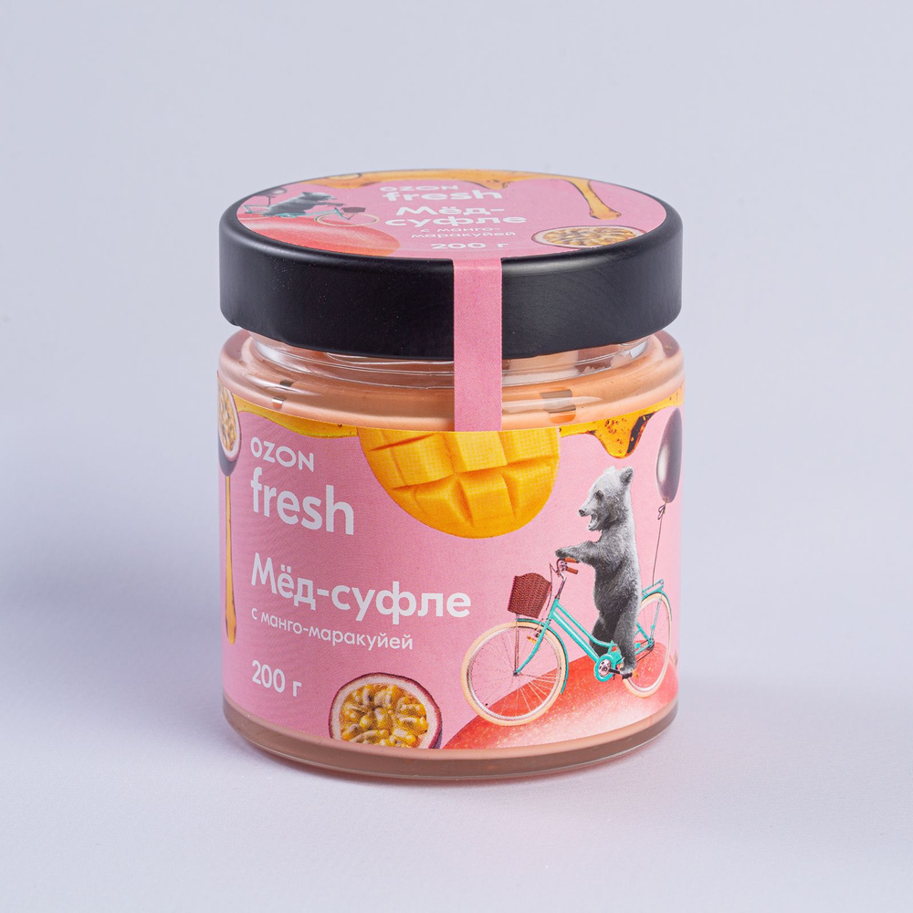 Мед-суфле с манго-маракуйей Ozon Fresh 200г - купить с доставкой по выгодным ценам в интернет ...