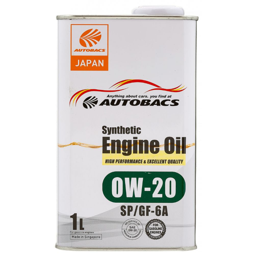 Масло моторное Autobacs ENGINE OIL SYNTHETIC 0W-20 Синтетическое 1 л ...