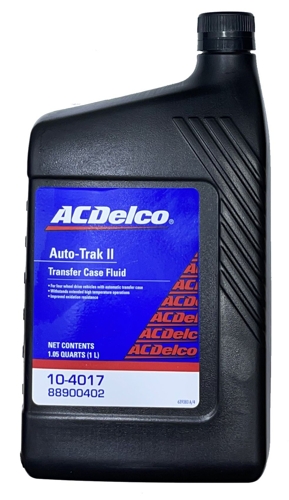 Трансмиссионное масло AcDelco AUTO-TRACK II Transfer Case Fluid (1 л ...