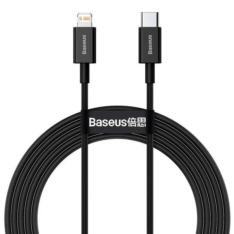 Кабель USB Type-C Baseus Type-C на Lightning 2m 20W CATLYS-C01 черный ...