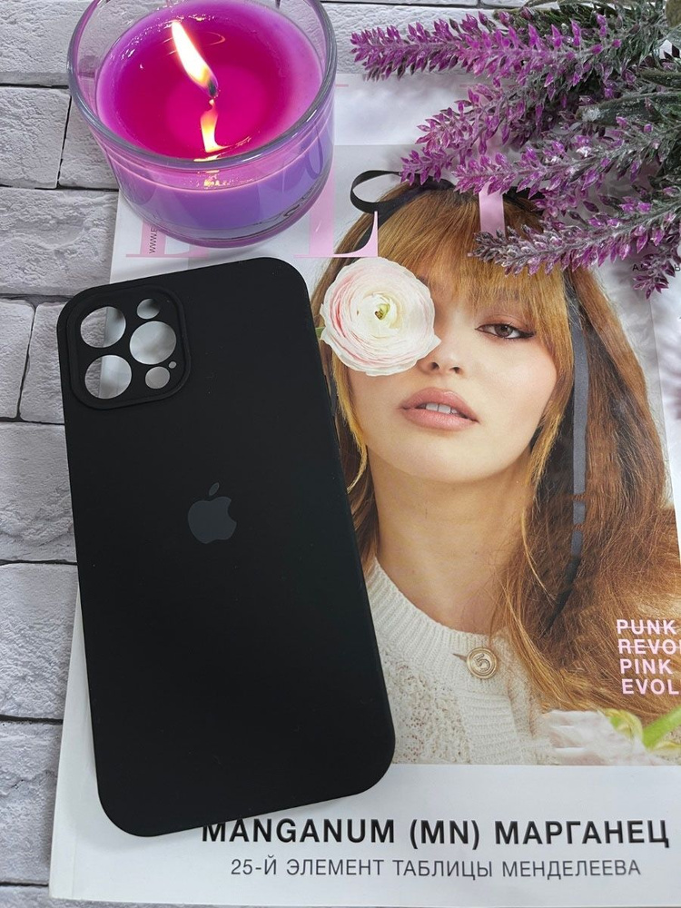 Чехол на iPhone 12 Pro MAX, Айфон 12 Про Макс, черный - купить с ...