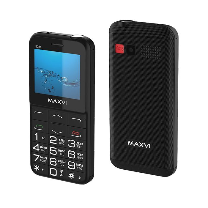 Мобильный телефон кнопочный 2 SIM-карты Maxvi B231 black купить на OZON по низкой цене (1914548066)