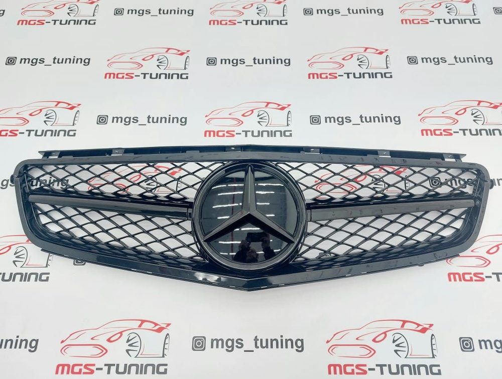 Решётка Mercedes w204 С63 07-11гг. для оригинала С63 AMG - MGS-Tuning ...