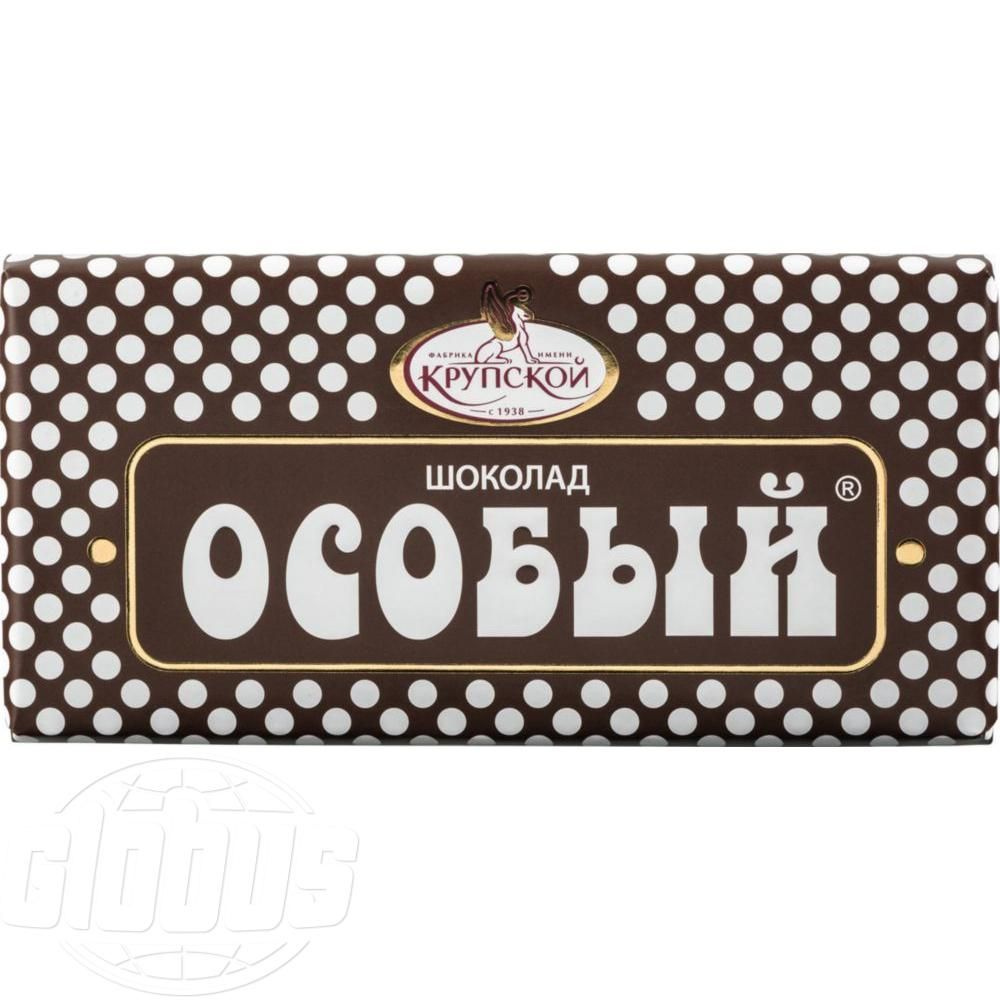 Шоколад тёмный Особый Фабрика имени Крупской, 90 г - купить с доставкой ...