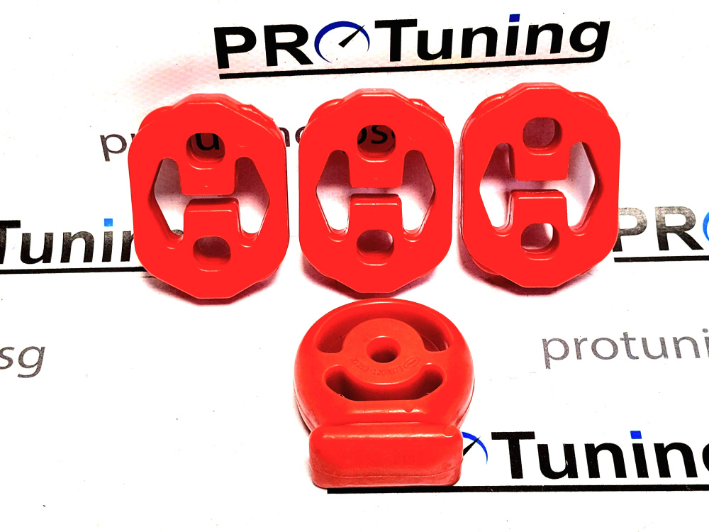 Подушки подвески глушителя ВАЗ 2170, LADA Priora, полиуретан (5 шт ...