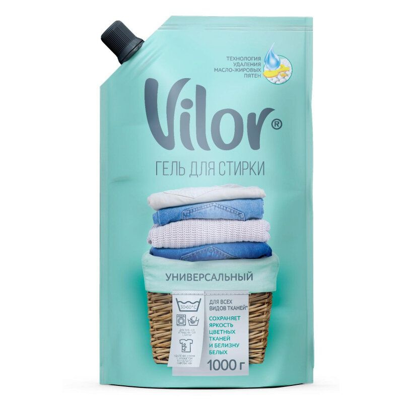 Vilor Универсальное средство для стирки , 1 л, 1 штука. - купить с ...