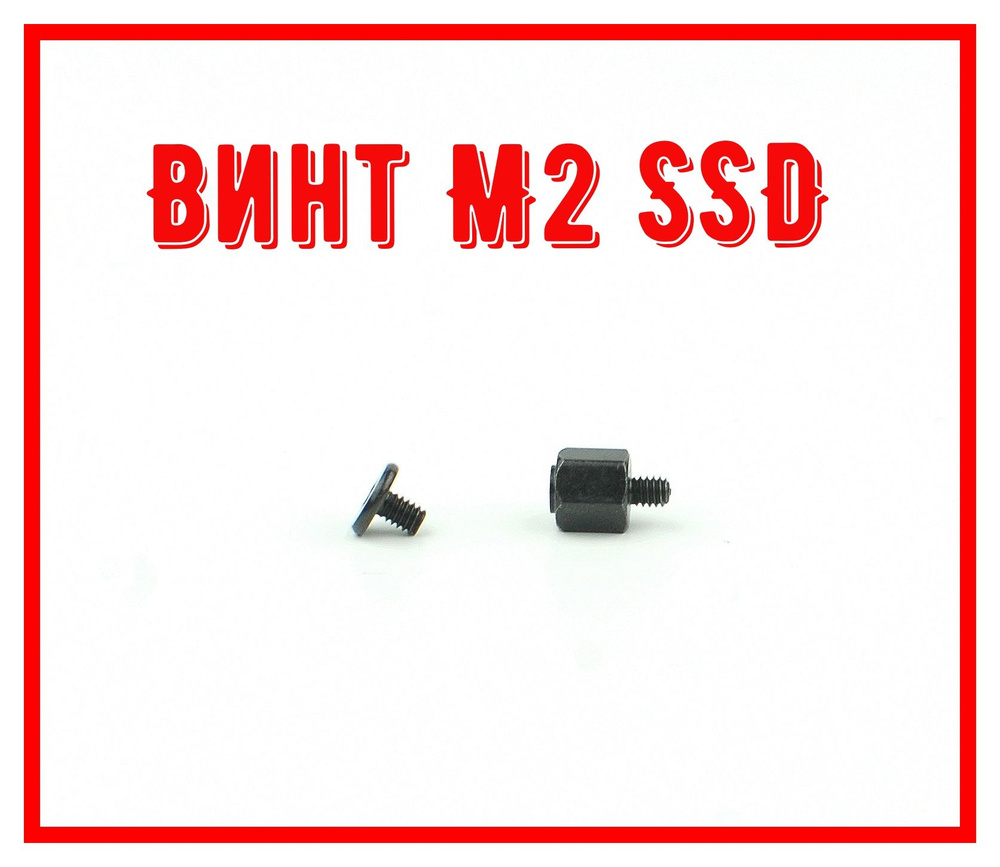 Винты для крепления M.2 SSD черный комплект для сборки - купить с ...
