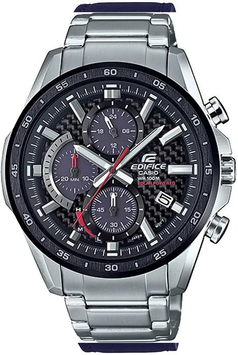 Мужские наручные часы на солнечной батарее Casio Edifice EQS-900DB-1A с ...