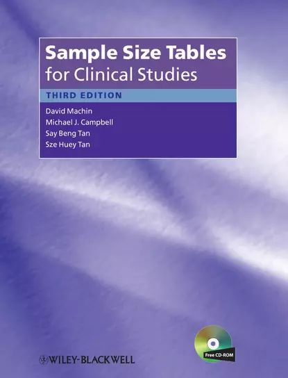 Sample Size Tables for Clinical Studies | Machin David, Tan Say-Beng ...