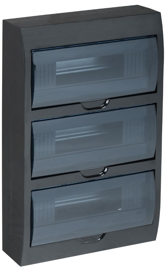 KREPTA 3 Корпус пластиковый ЩРН-П-36 IP41 черный IEK купить на OZON по низкой цене (998943779)