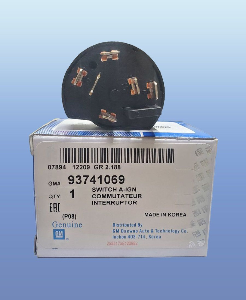 Группа контактная замка зажигания CHEVROLET: MATIZ/SPARK - GM Genuine ...