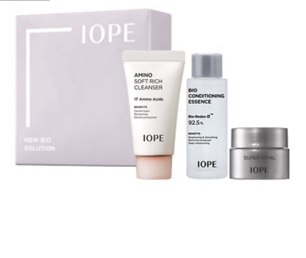 IOPE New Bio Solution Travel Set / Набор уходовых восстанавливающих миниатюр. Южная Корея ...