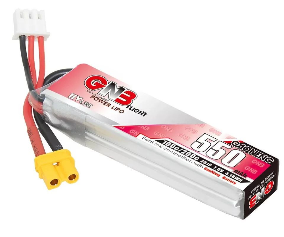 Аккумулятор GNB 550мАч 2S 100C LiPo XT30 купить на OZON по низкой цене ...