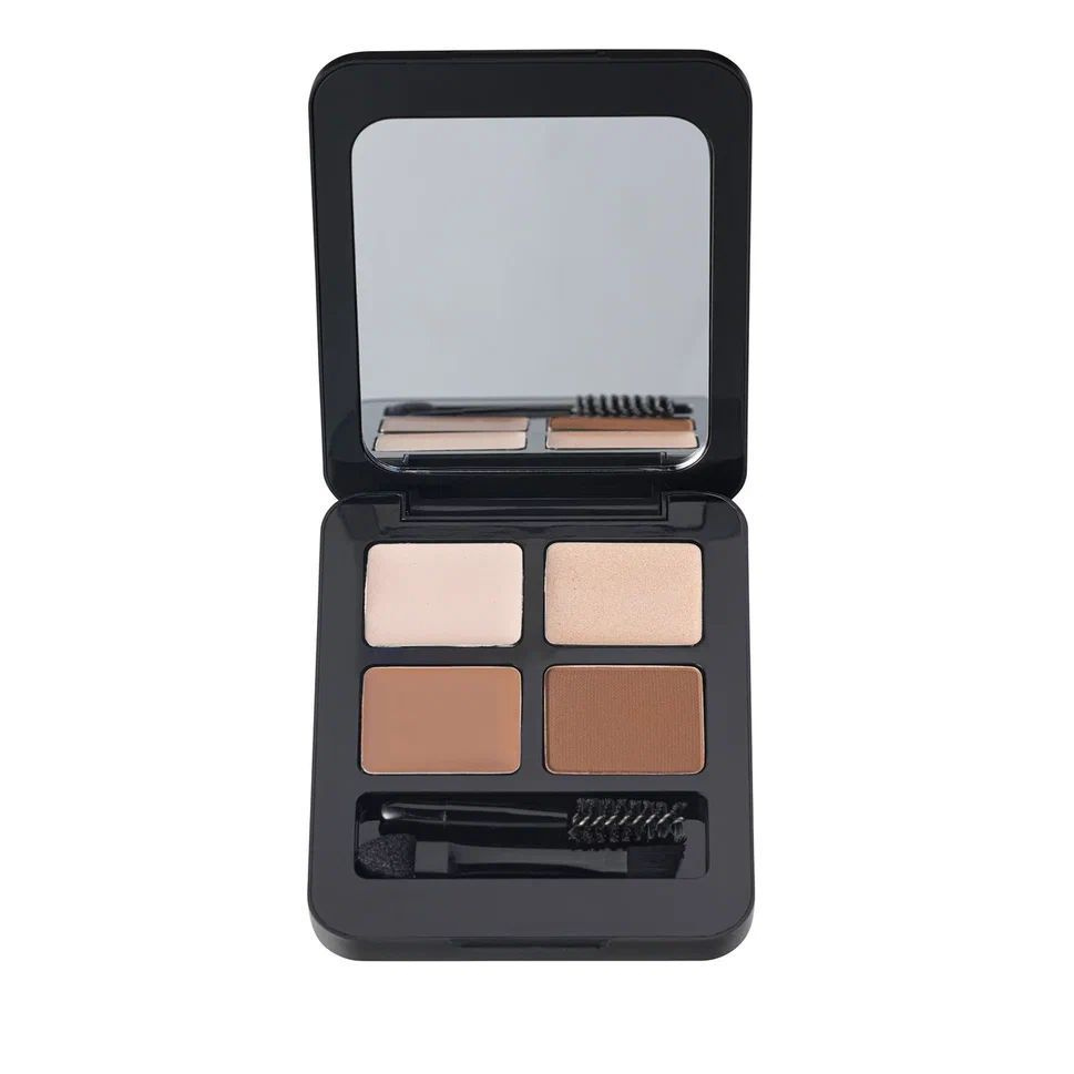 NOTE TOTAL LOOK BROW KIT 02 ,Набор теней и аксессуаров для коррекции ...