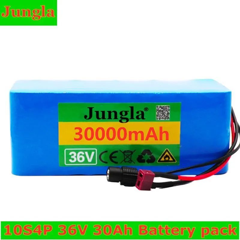 Аккумулятор 36V 10S4P 30Ah Батарея 500W Мощный аккумулятор 36V 30000mAh ...