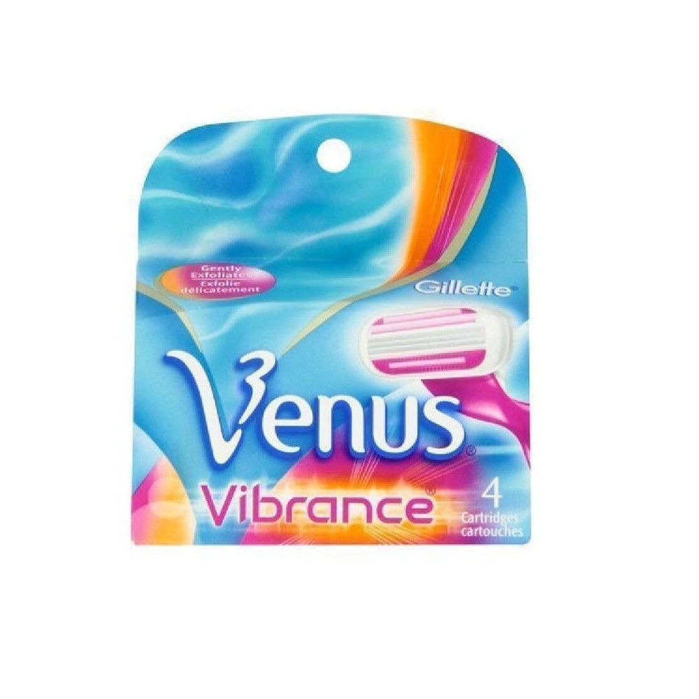 Сменные кассеты для бритв / Gillette Venus Vibrance 4шт / Женские ...