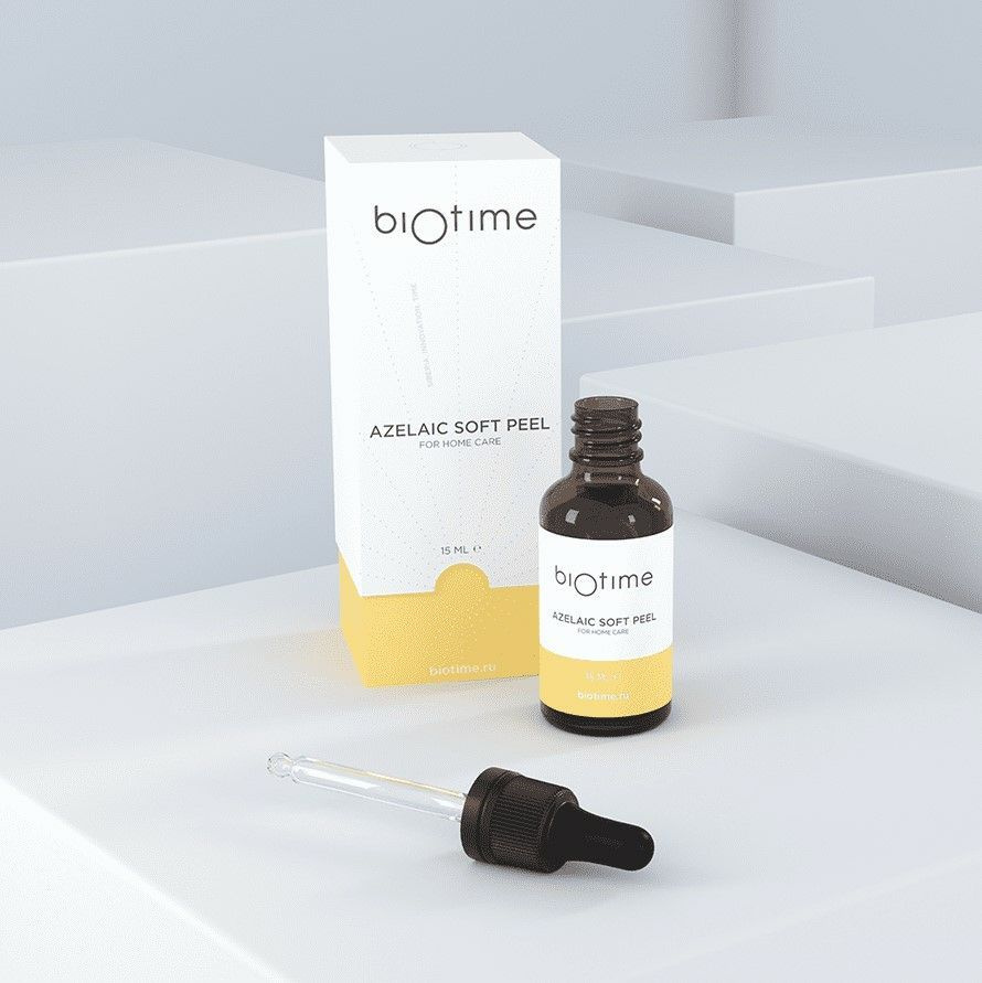 Пилинг азелаиновый для домашнего применения Azelaic Soft Peel Biotime ...