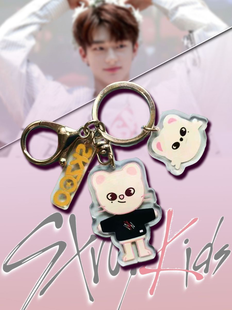 Брелок Stray Kids SKZOO JINIRET - купить с доставкой по выгодным ценам в интернет-магазине OZON ...