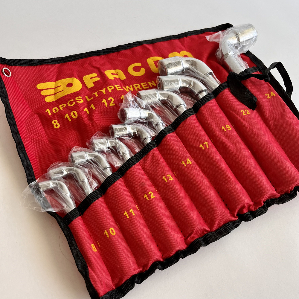 Набор торцевых L-образных ключей 8-24мм 10предметов - купить с ...