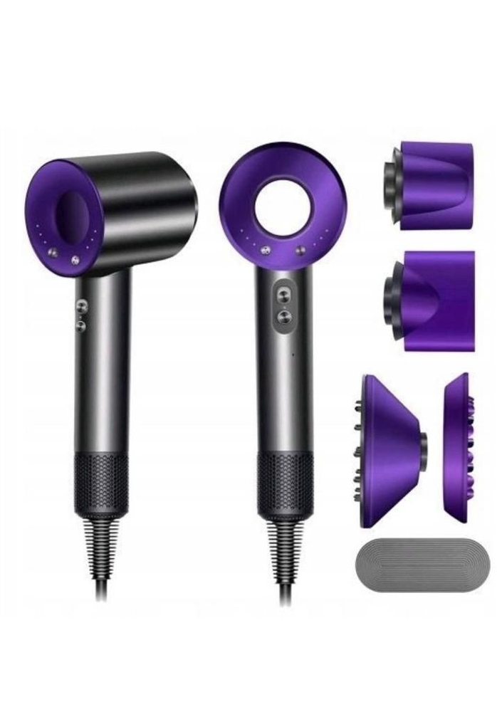 Фен для волос Dyson HD03 с 4 насадками фен, фиолетовый - купить по ...