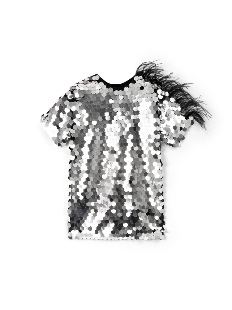 Платье Девочки Gulliver серебристый Вечерний/праздничный/выпускной, размер 158 купить c ...