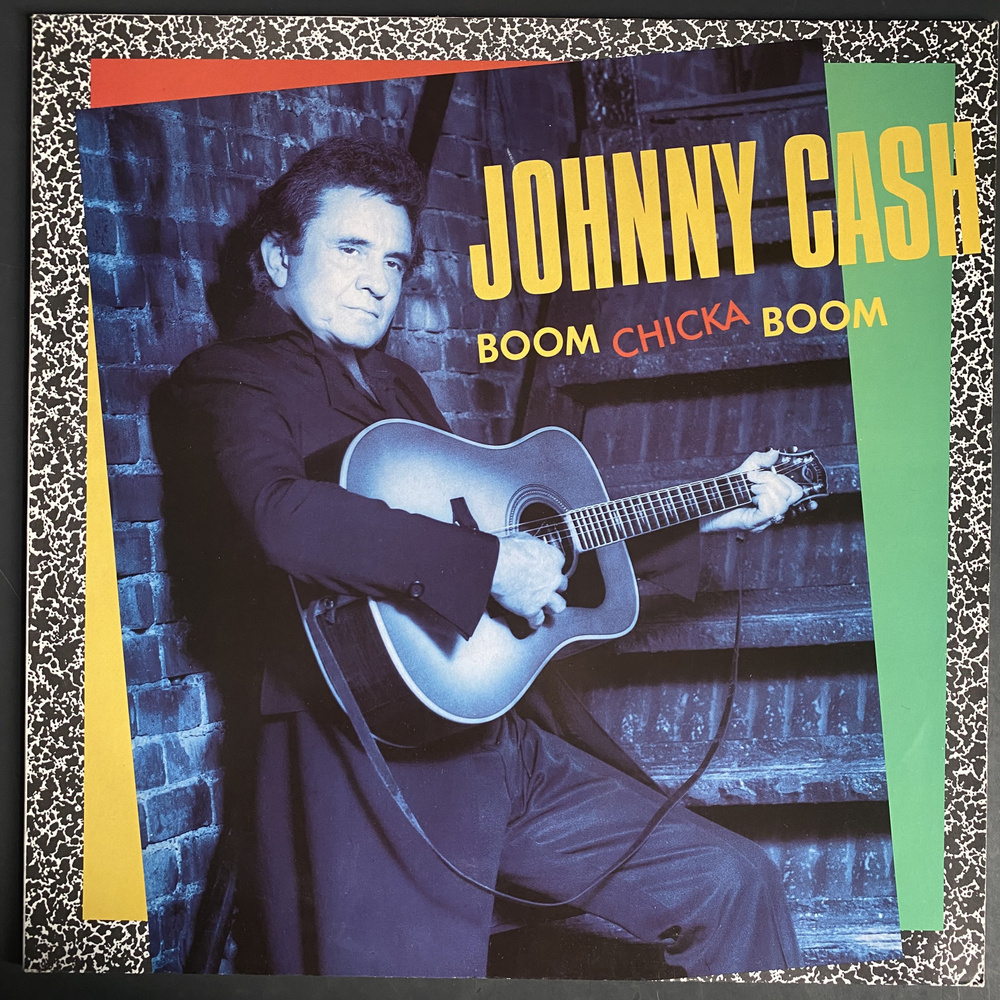Johnny Cash. Boom Chicka Boom (NM) ПЕРВОПРЕСС! 1990 (LP) Виниловая ...