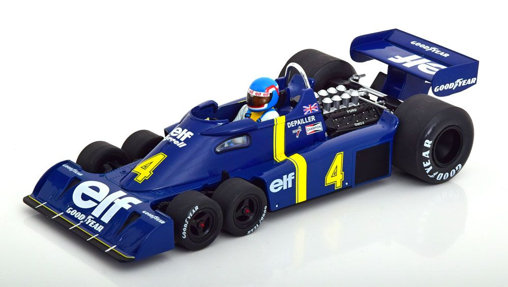 Модель коллекционная Tyrrell P34-2 #4 "team elf tyrrell" p.depailler 2 ...