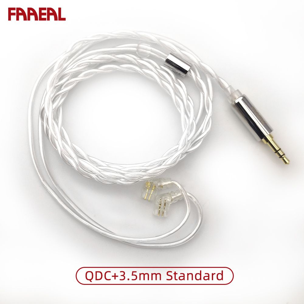 Наушники Внутриканальные FAAEAL QDC/0,78 мм 2Pin провод для обновления ...