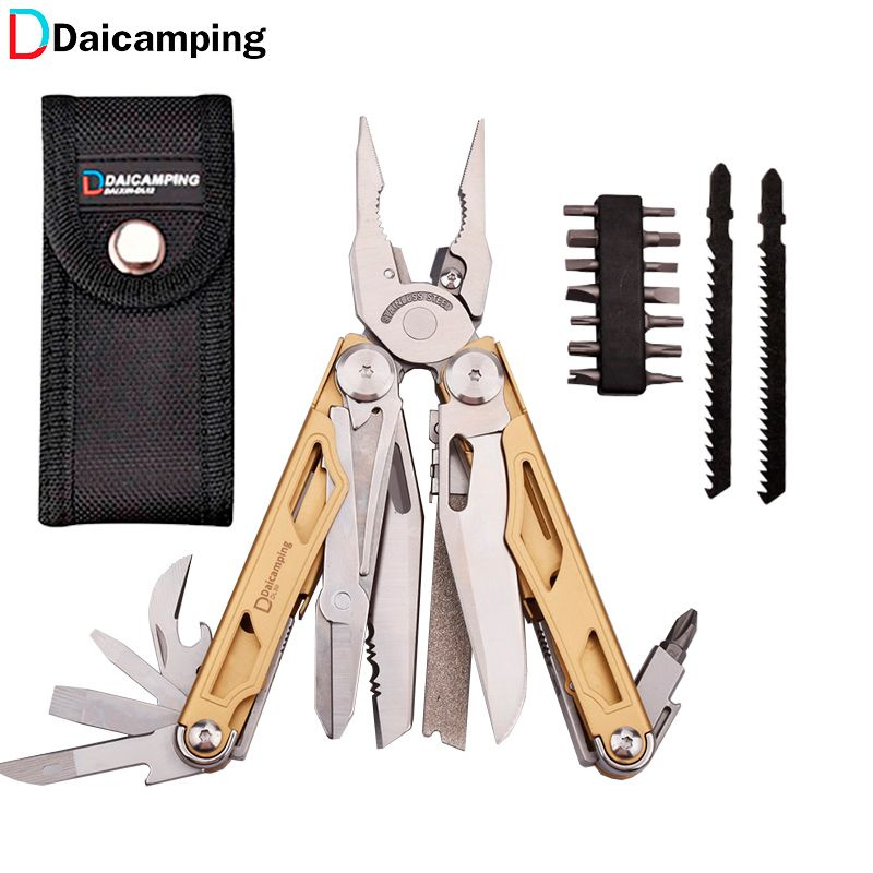 Мультитул Daicamping DL30 Золотой - купить с доставкой по выгодным ...